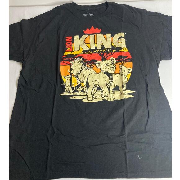 Disney | Shirts | Disney The Lion King Black Tshirt Mens Adult Tee ...